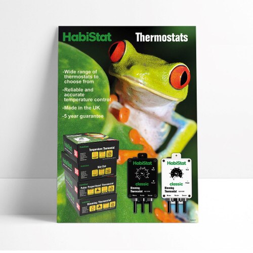 HabiStat Thermostat A3 Poster |Monkfield Reptile